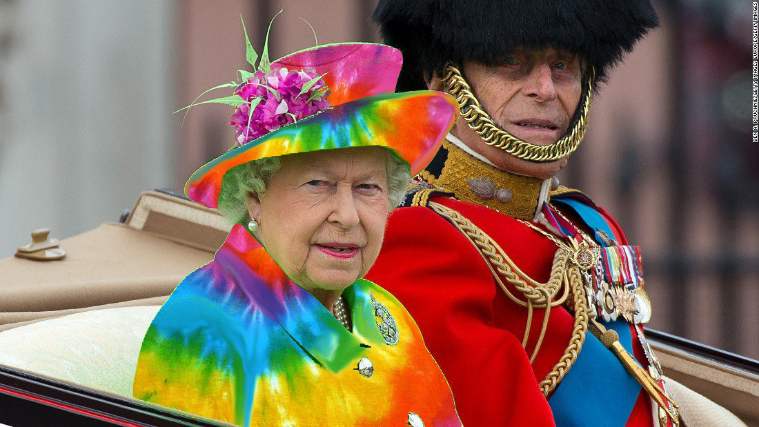 Queen Elizabeth Green Jacket Fun - Blender Art Gallery